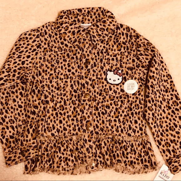 Hello Kitty | Jackets & Coats | Hello Kitty Animal Print Jacket | Poshmark